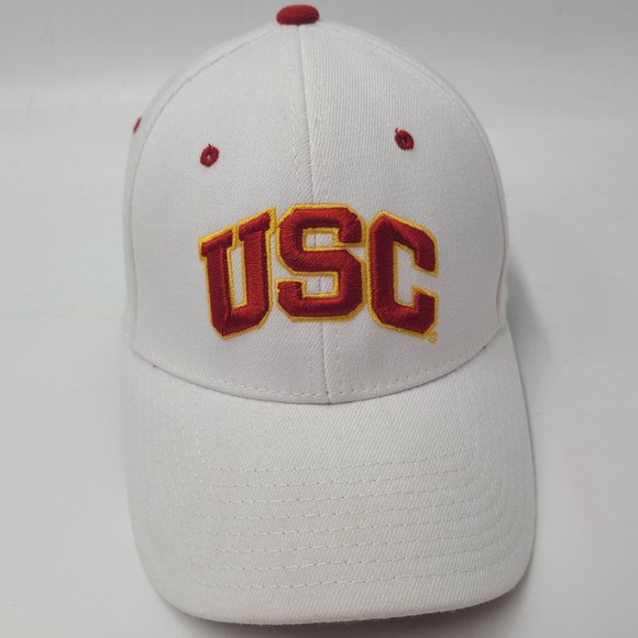 Zephyr | Accessories | Usc Trojans Hat Fitted Ml Zephyr White Red Ncaa ...